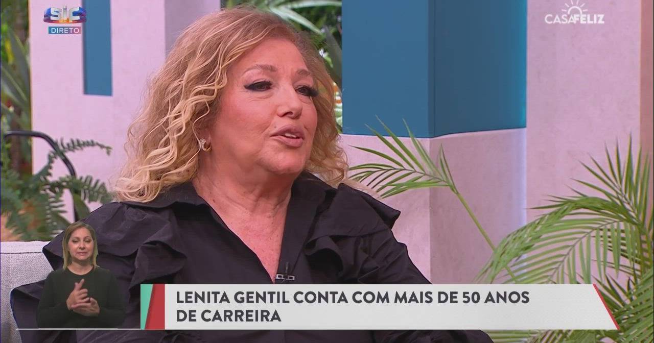 Lenita Gentil subiu ao palco pela primeira vez quando tinha 5 anos ...