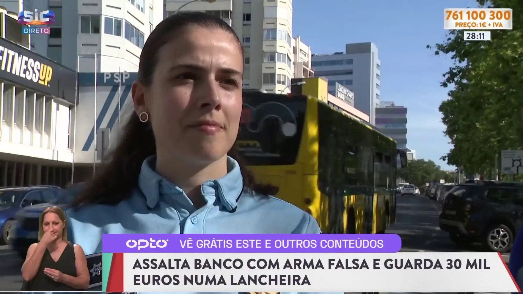 Assaltante armado rouba 30 mil euros do banco e é retido por populares ...