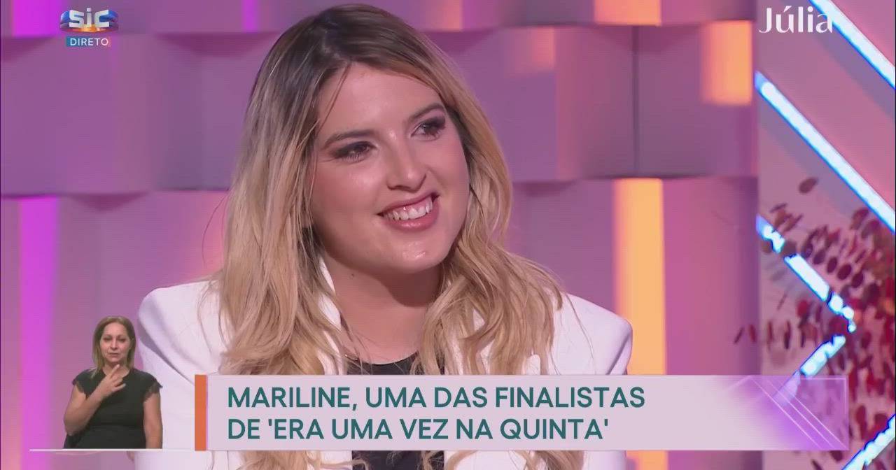 Mariline sobre o 4º lugar em ‘Era Uma Vez na Quinta’:”Fiquei triste ...