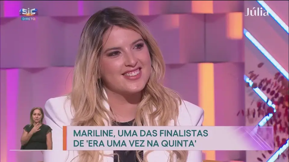 Mariline sobre o 4º lugar em ‘Era Uma Vez na Quinta’:”Fiquei triste ...