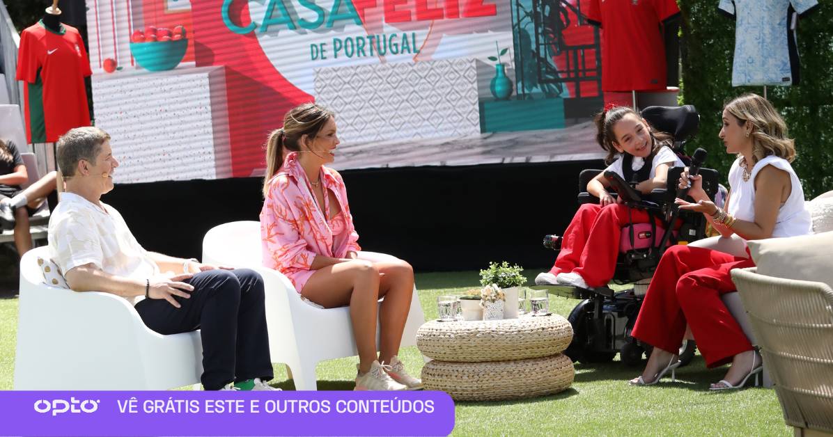 Sofia entrou em campo de mão dada com Cristiano Ronaldo: “Que grande felicidade” - SIC