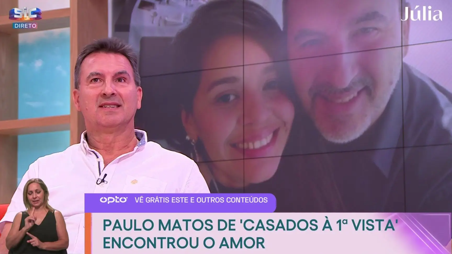 Paulo Matos saiu solteiro do ‘Casados’, mas encontrou o amor: “Sinto-me muito mais completo” - SIC