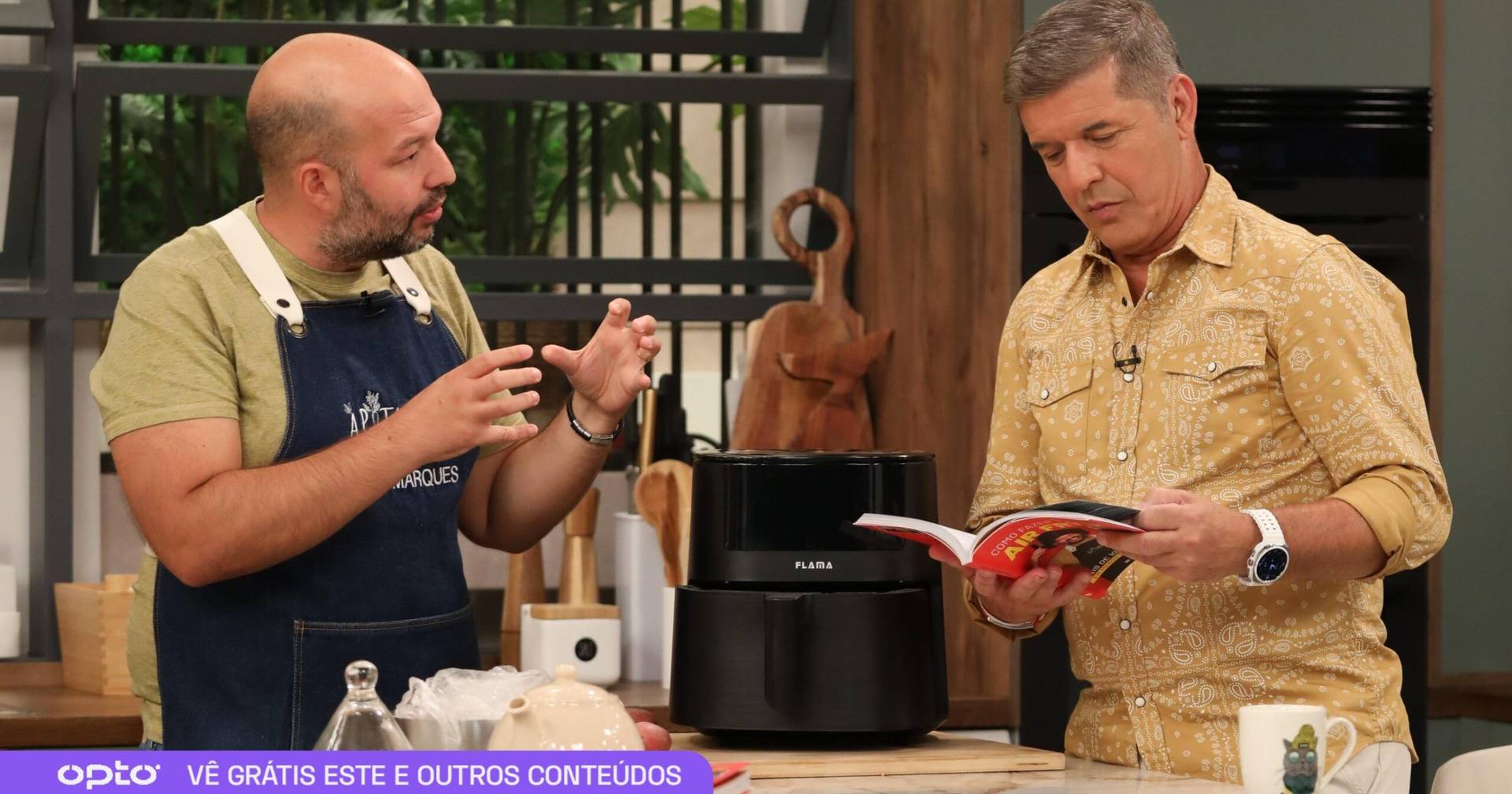 Saiba como fazer ovos rotos e dourada com legumes na air fryer com o chef Rui Marques - SIC