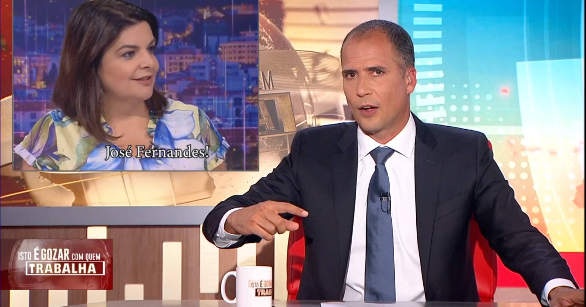 "Isto vai dar molho é aqui!" - Discussão acesa entre José Fernandes e ...