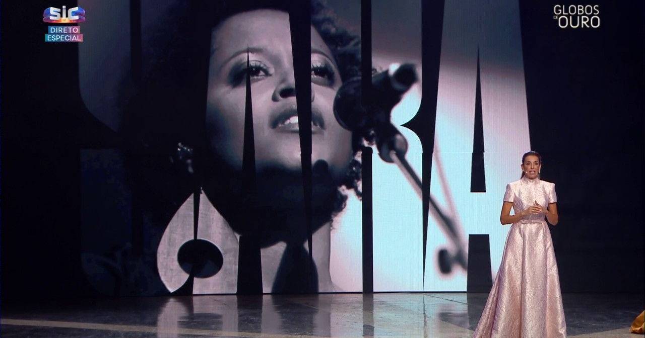 Catarina Furtado sobe ao palco dos Globos de Ouro para tributo emocionante a Sara Tavares: "Uma ...