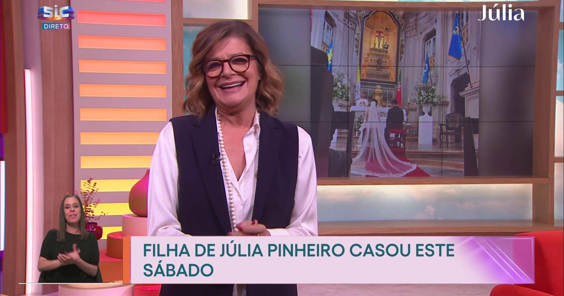 Júlia Pinheiro envia mensagem muito especial à filha, em direto: "Agora é esperar pelos netos ...