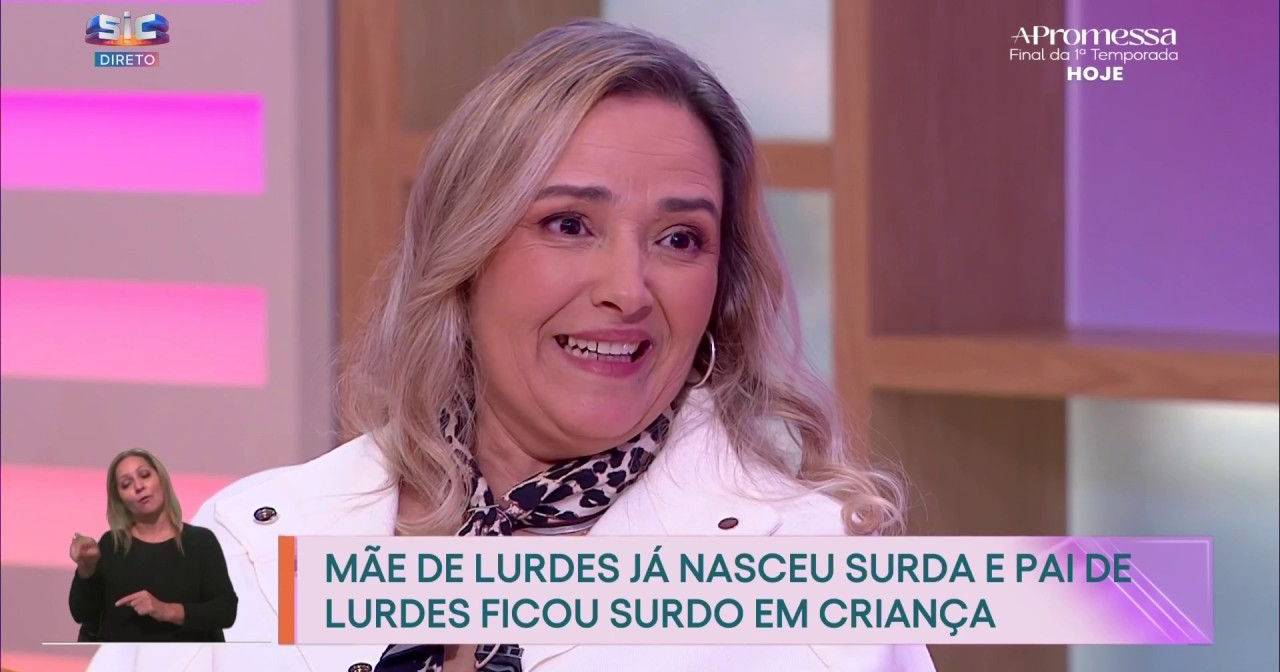 Lurdes lembra infância com pais surdos: "Cada vez que chamava não tinha ...