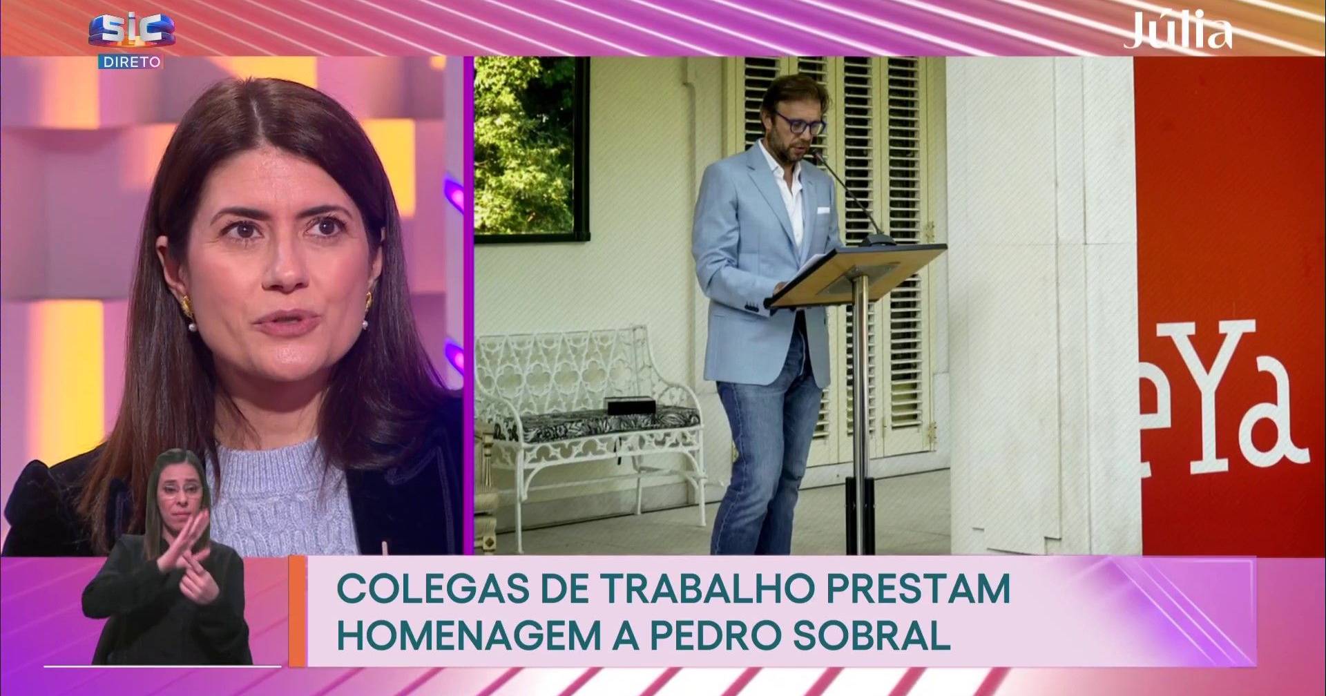 "O seu legado permanece vivo em cada página que amava" - Pedro Sobral ...