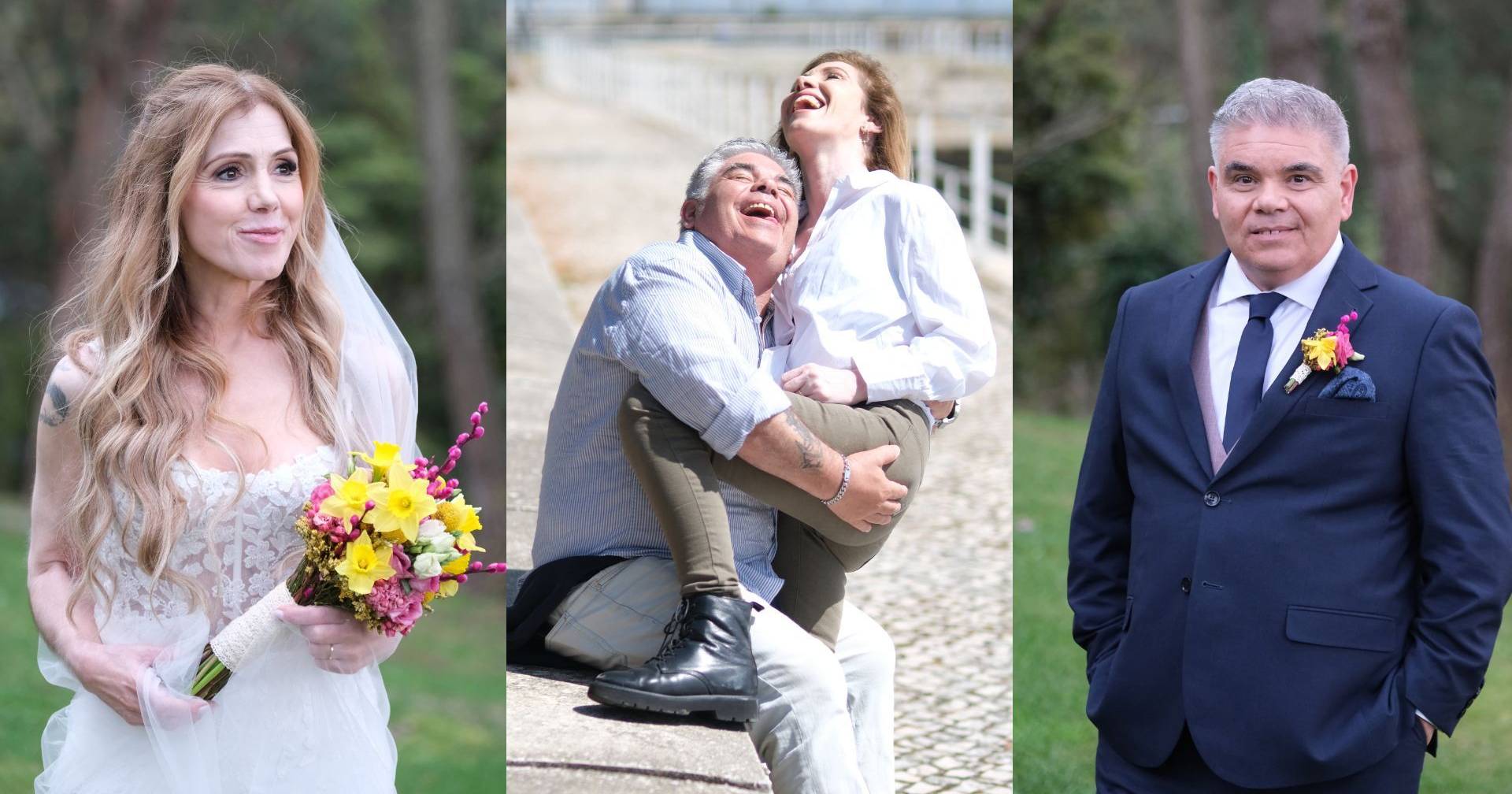 Quem os viu e quem os vê! Marta e César cúmplices e íntimos em sessão de fotos - SIC