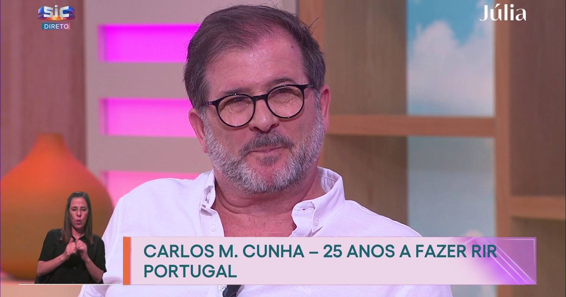 Carlos M. Cunha comove-se ao falar de Jorge Simões: "Um dos nossos santos" - SIC