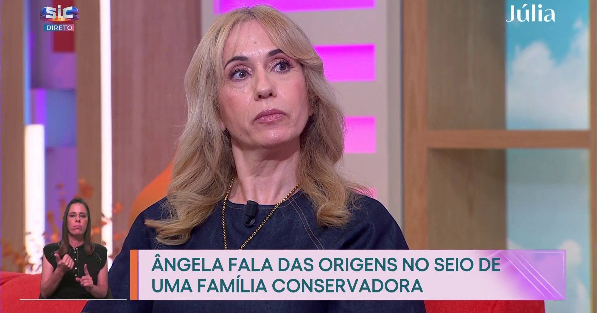Ângela conta que a mãe era vítima de um casamento abusivo com o pai ...