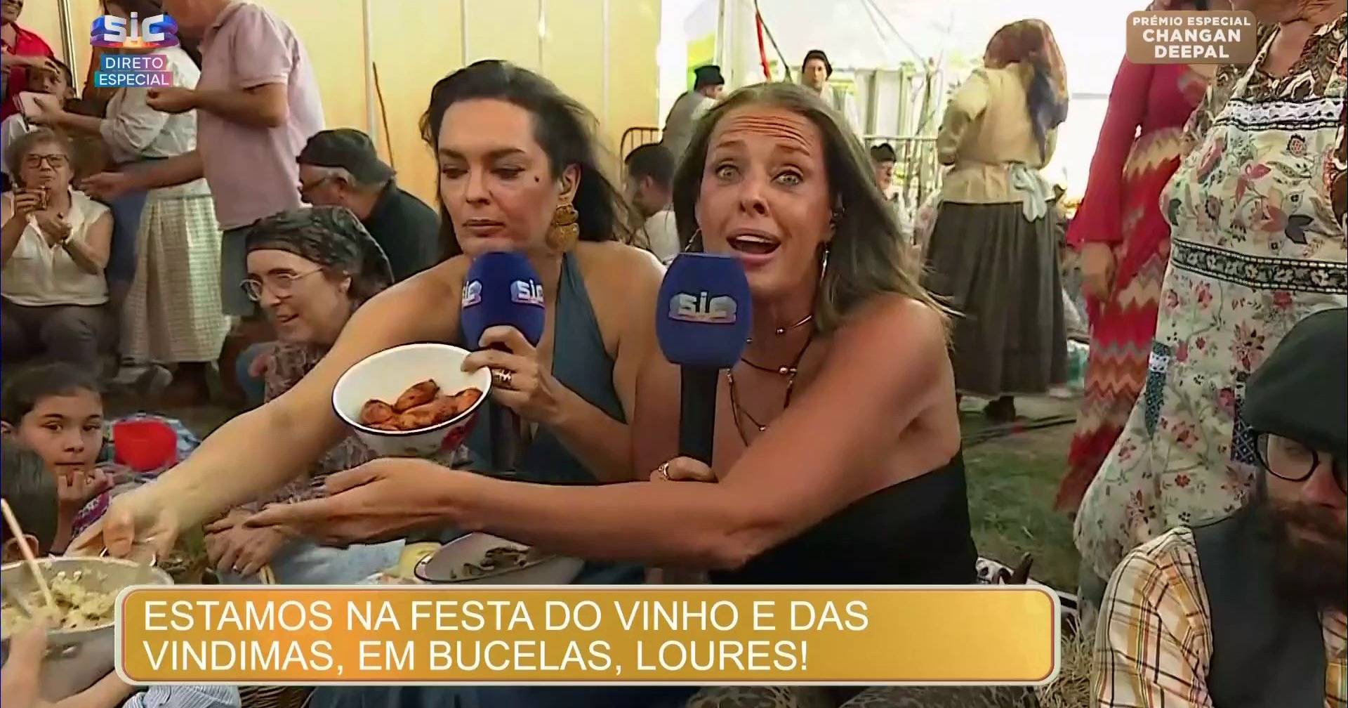 Surpreendida, Melânia Gomes afirma: "Já me estragaste o direto!" - SIC