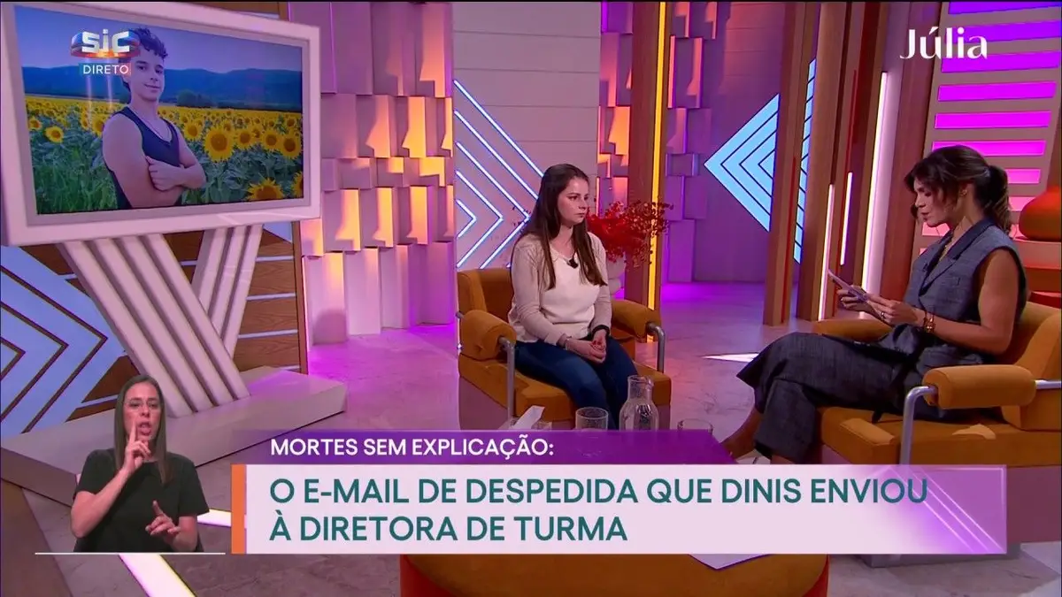 Carta de despedida de Dinis levanta dúvidas: "Não sei do que ele falaria" - SIC