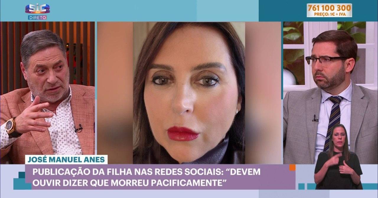 Filha de José Manuel Anes admite ataque ao pai nas redes sociais ...