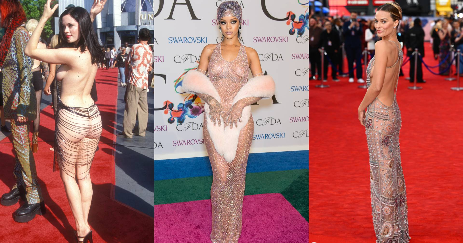 Ousadia no tapete vermelho: 10 celebridades que arriscam com o ‘naked ...