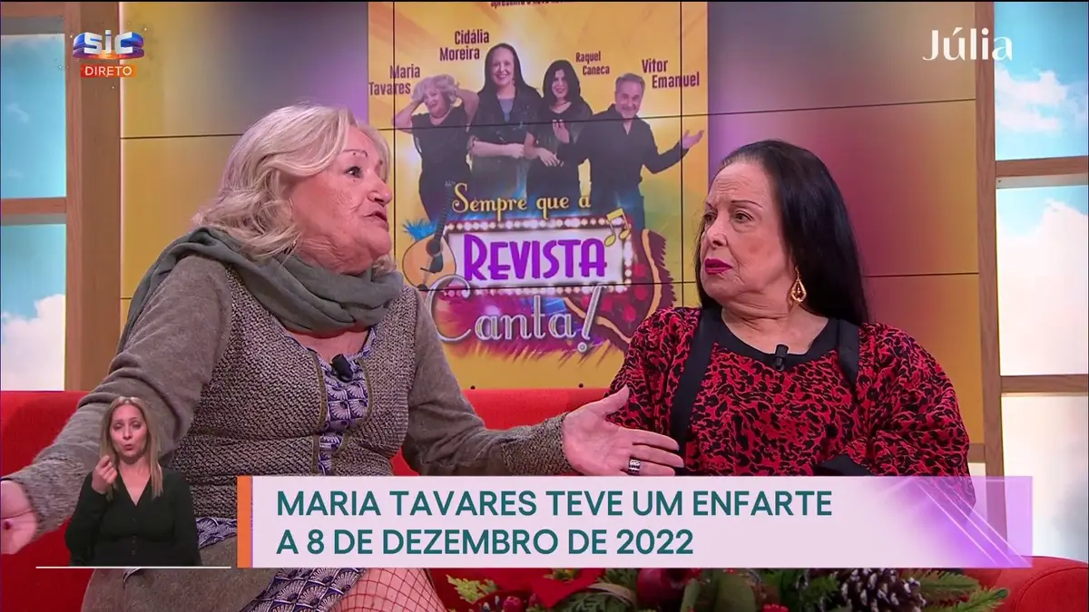 Maria Tavares teve um enfarte em 2022: "Estive mais para lá do que para ...