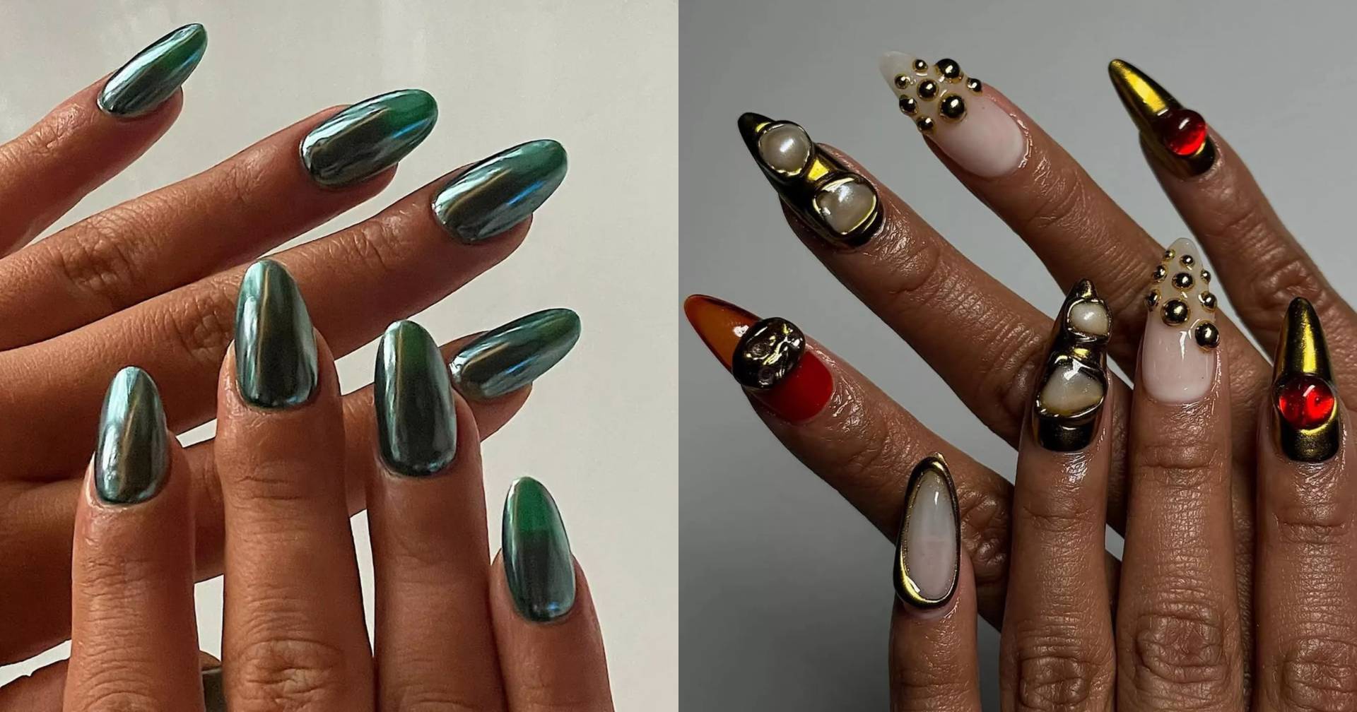 Efeito espelho: as unhas chrome que prometem iluminar o inverno - SIC
