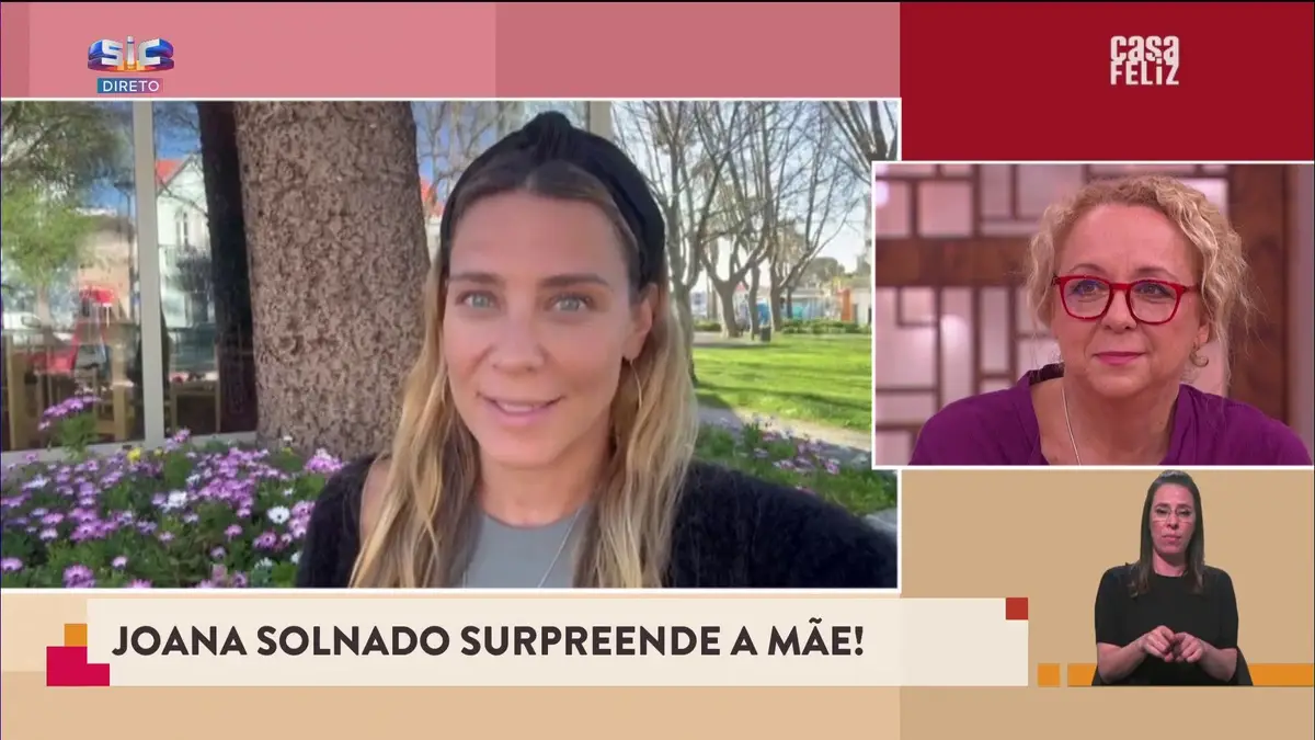 Joana Solnado e a filha surpreendem a mãe com mensagem emotiva ...