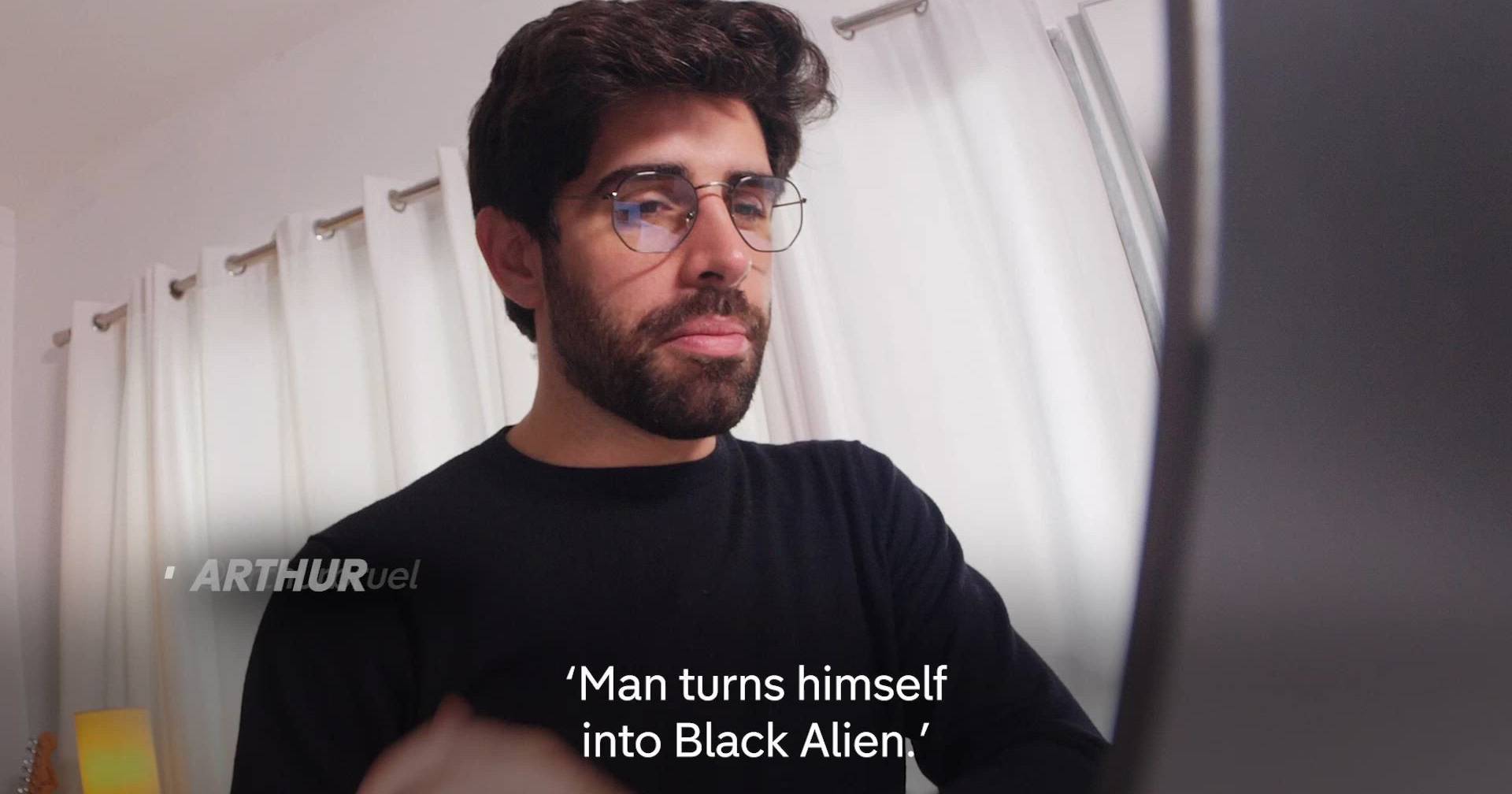 Anthony identifica-se como um alien: a modificação corporal extrema num ...