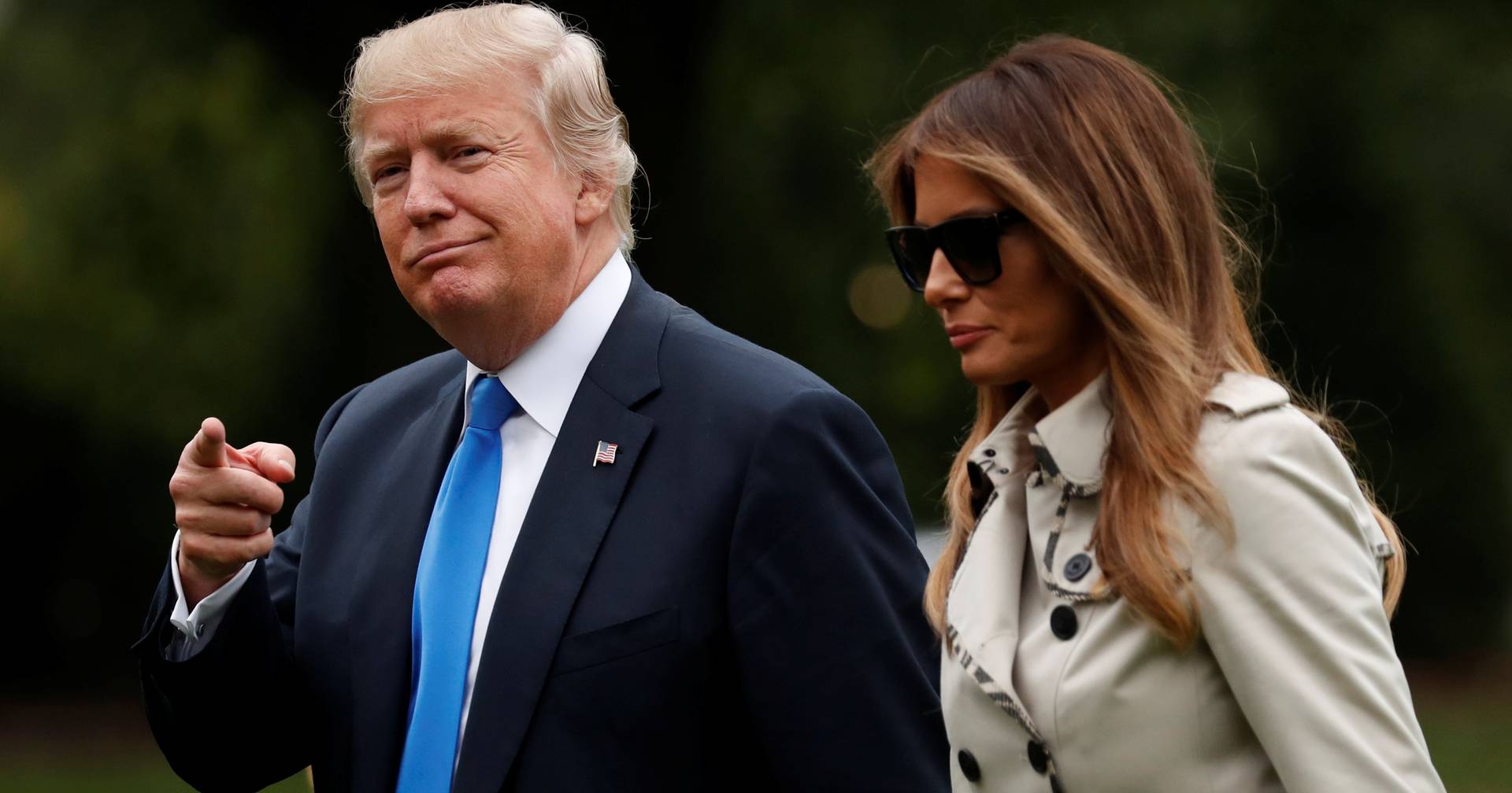 Trump acompanhado de Melania ou de uma sósia nos atos oficiais? - SIC ...