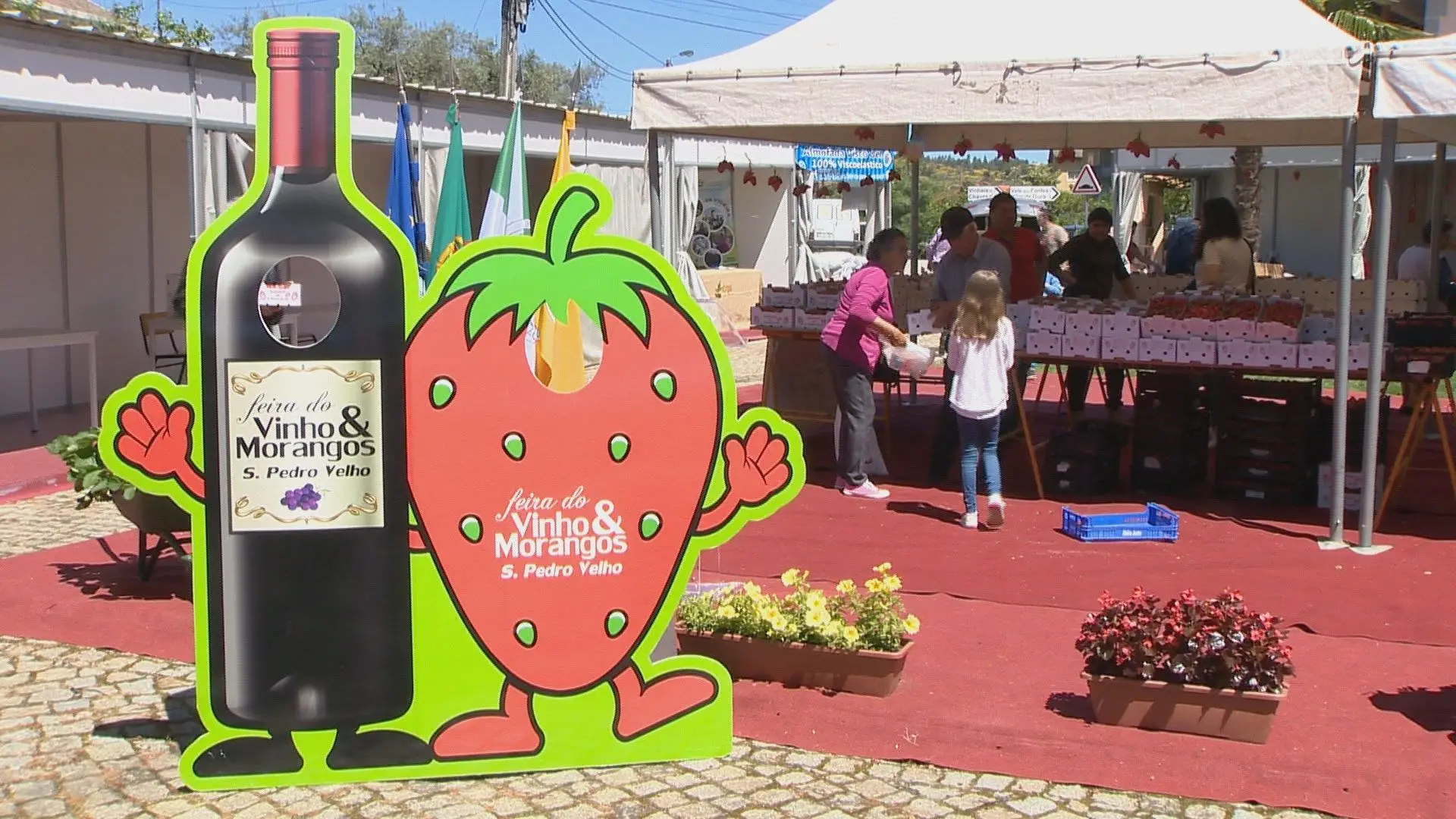 Aldeia de Mirandela enche para a Feira do Morango - SIC Notícias