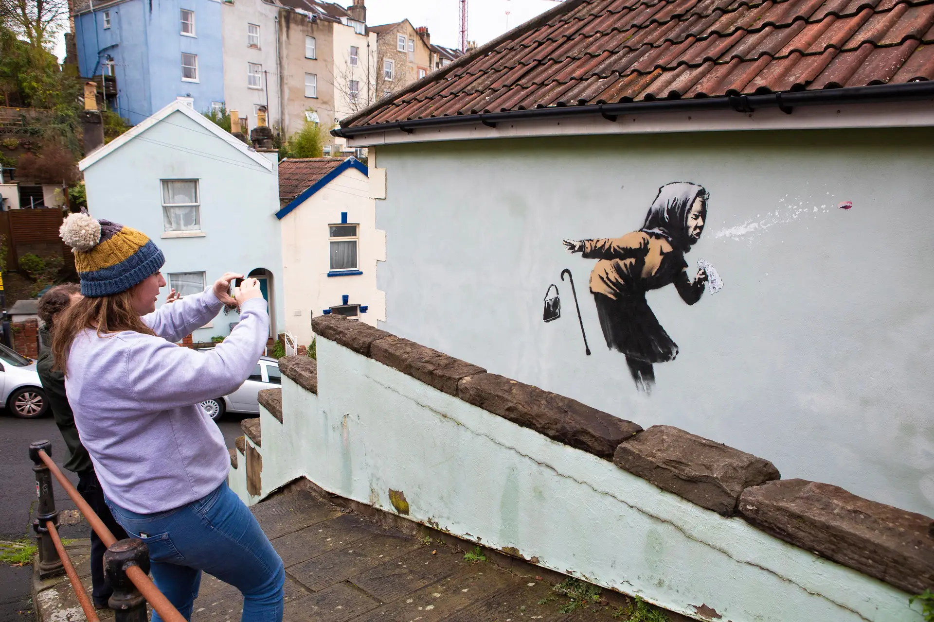 As fotos do dia. Banksy está de volta - SIC Notícias