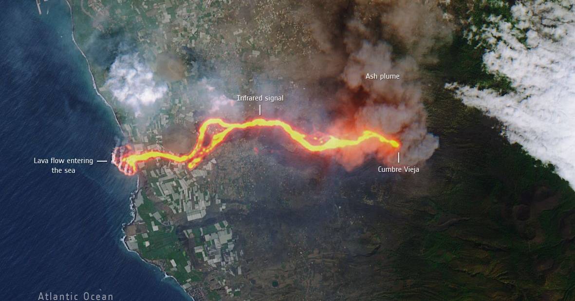 Cascata de lava no mar e o segredo de uma galáxia: as melhores imagens ...