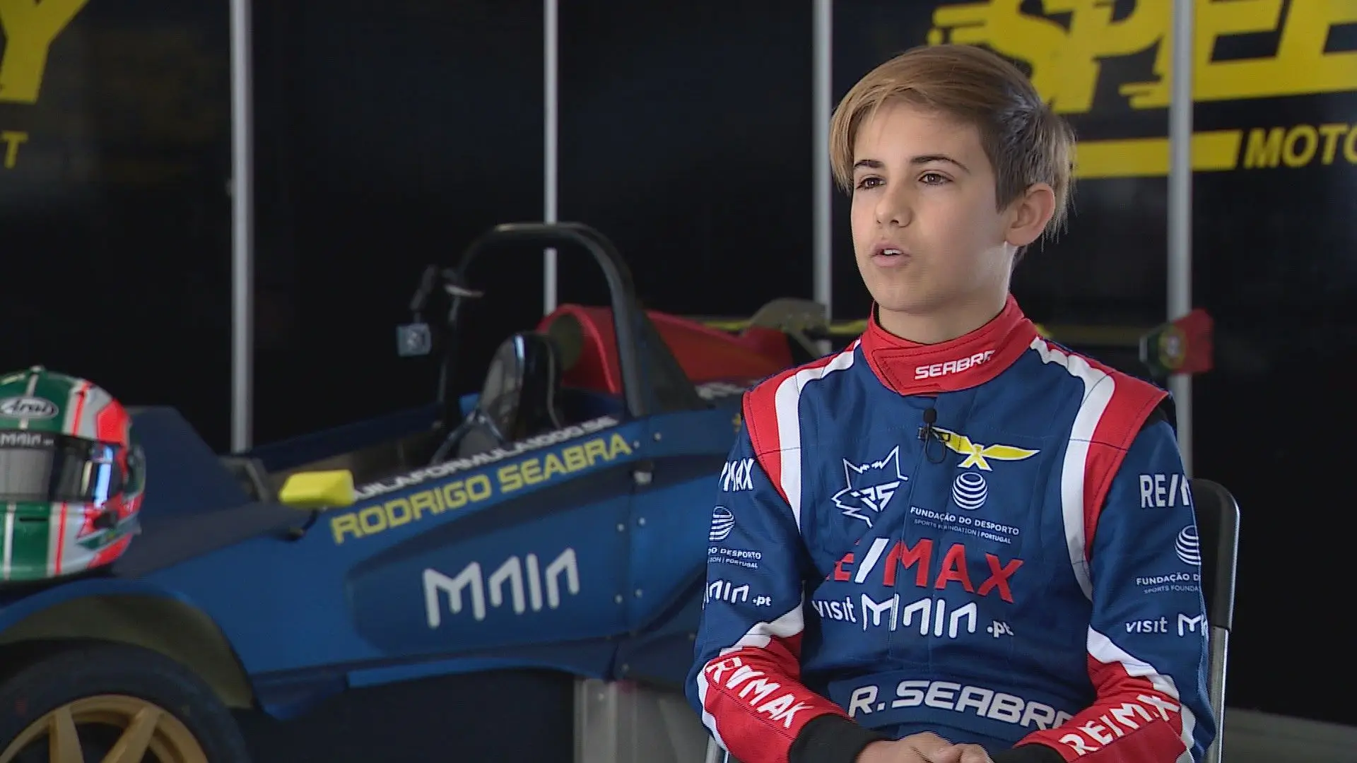Rodrigo Seabra, o jovem prodígio do automobilismo português - SIC Notícias
