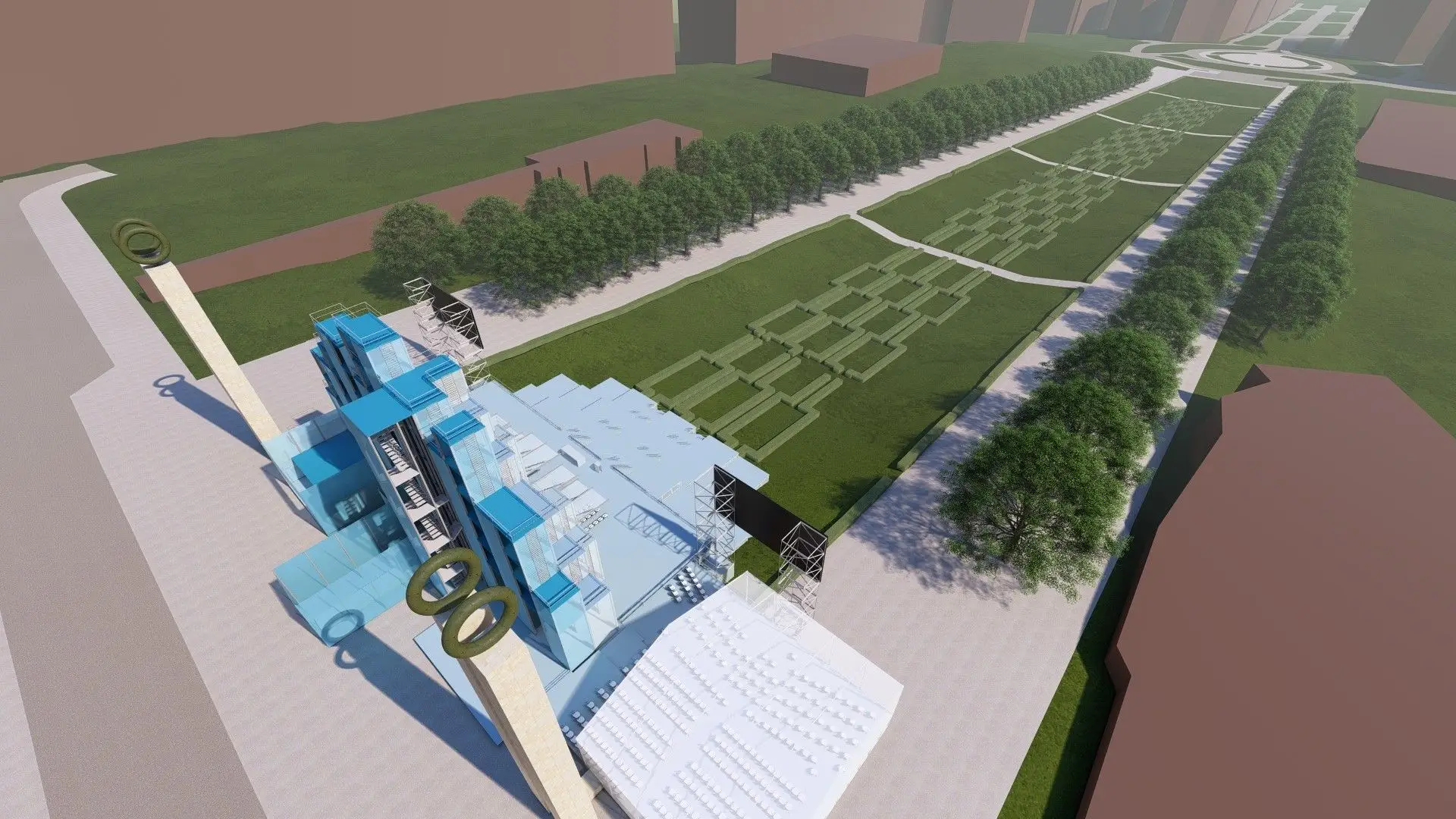 Assim será o altar no Parque Eduardo VII - SIC Notícias