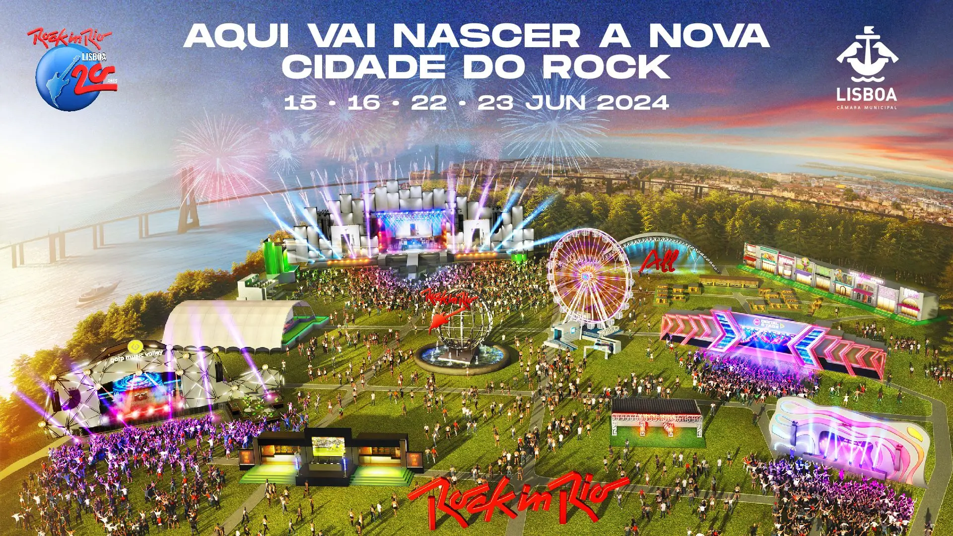Rock in Rio Lisboa passa para o Parque Tejo em 2024 - SIC Notícias