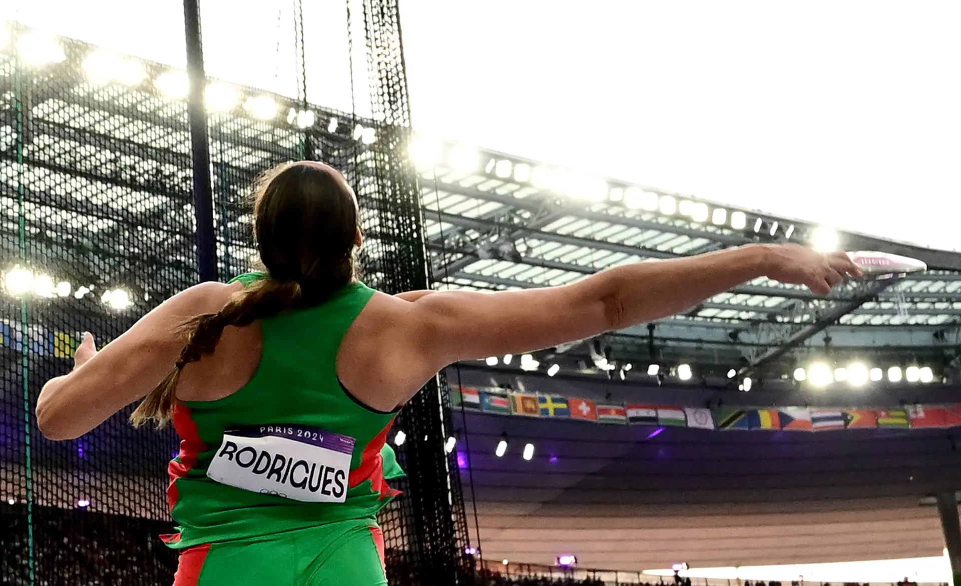 Paris2024: Irina Rodrigues na final do lançamento do disco, Liliana Cá ...