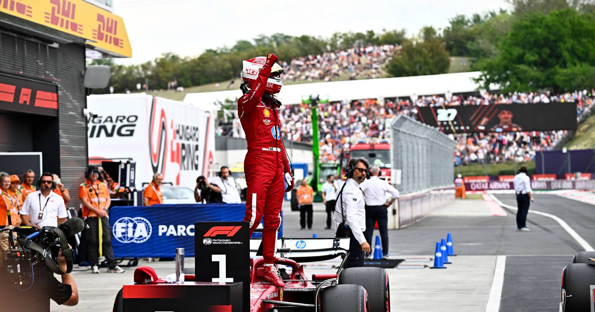 Fórmula 1: Charles Leclerc conquista pole position no GP da Hungria - SIC Notícias