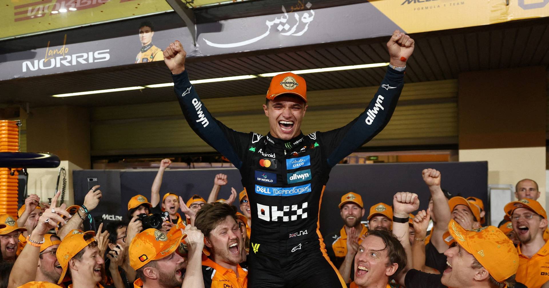 Lando Norris wins first Formula 1 world championship at Abu Dhabi Grand ...